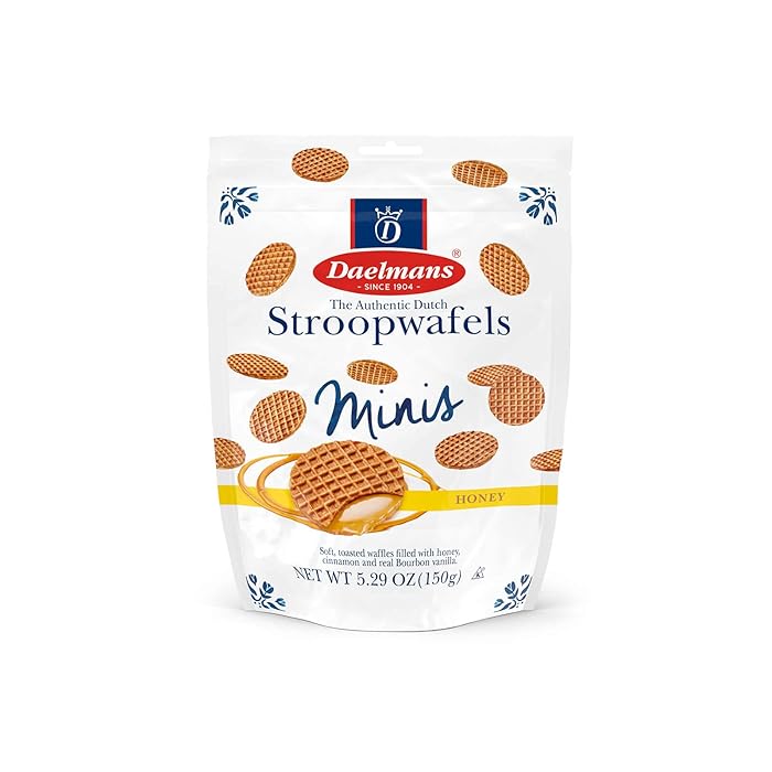 Buy DAELMANS Stroopwafels, Dutch Waffles Soft Toasted, Honey, Office ...