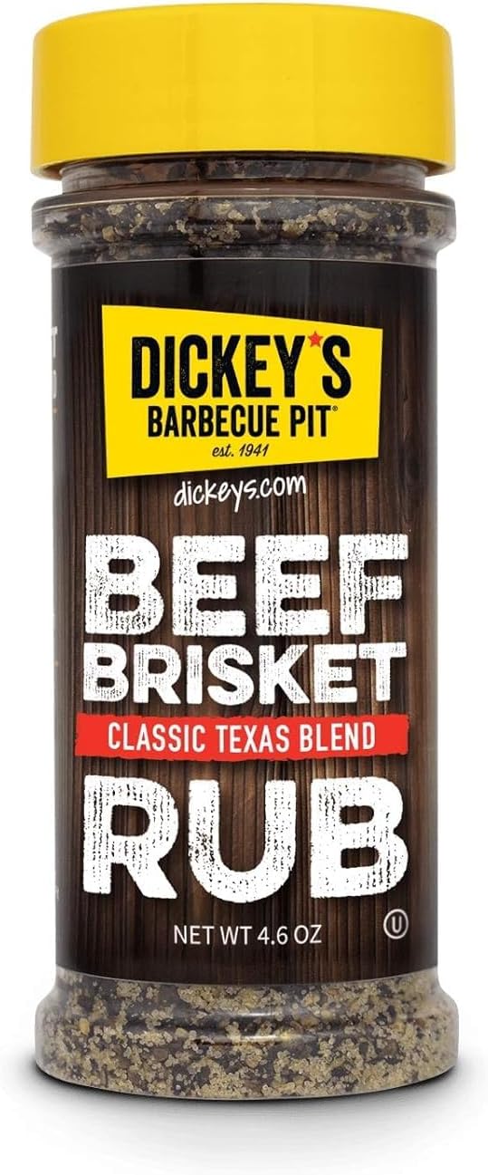 Amazon.com : Dickey's Beef Brisket Barbecue Rub - Classic Texas Blend ...