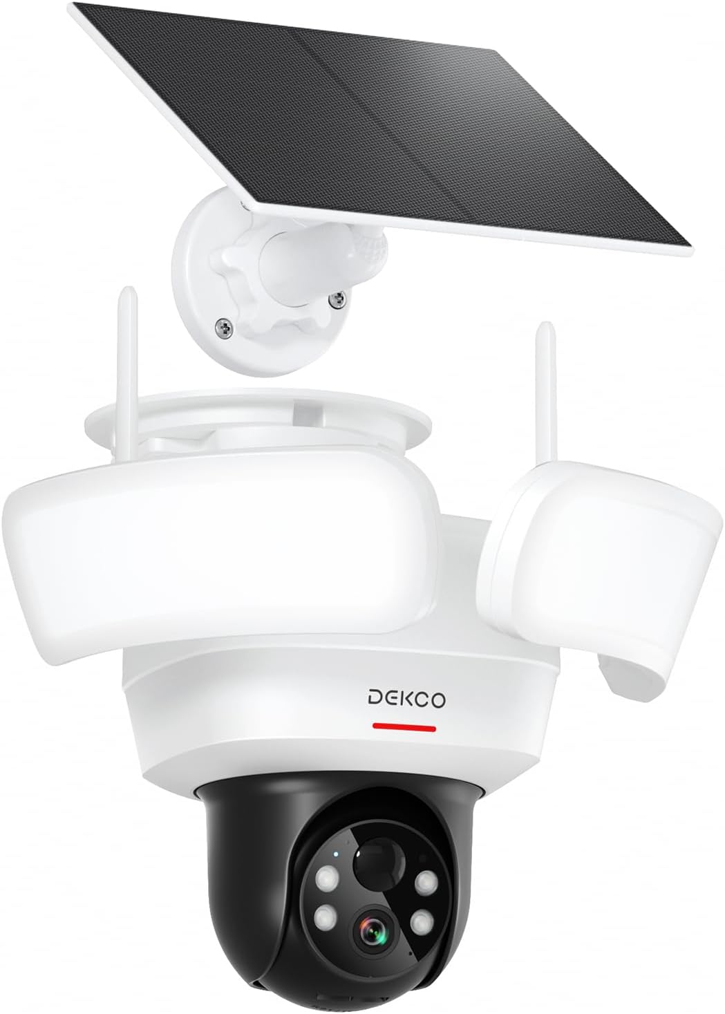 Amazon.com : DEKCO Solar Floodlight Camera Wireless, 2K Security Long ...