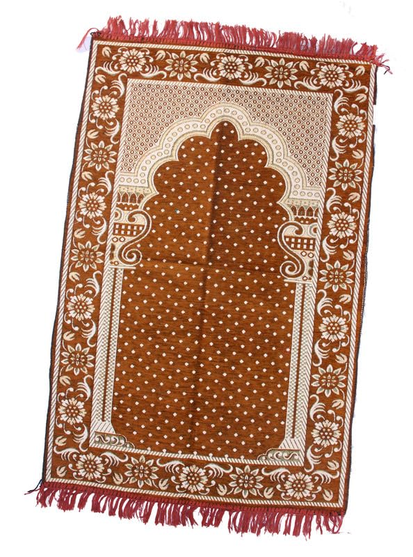 Buy ADIRNY Cotton Prayer Mat Musalla Janamaz for Namaz Muslim 44x28 ...