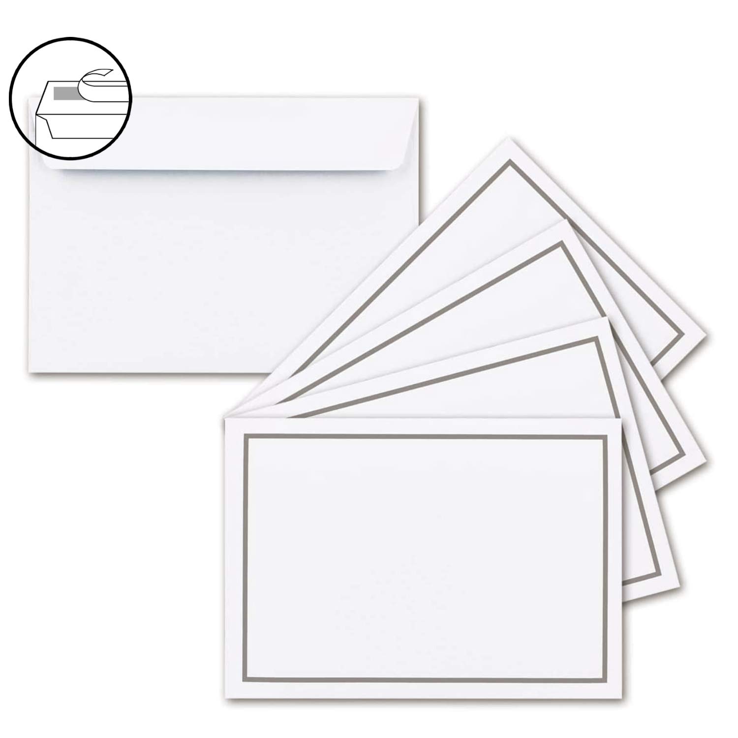 Mourning papers by GUSTAV NEUSER 25 x mourning card DIN A6 + mourning ...