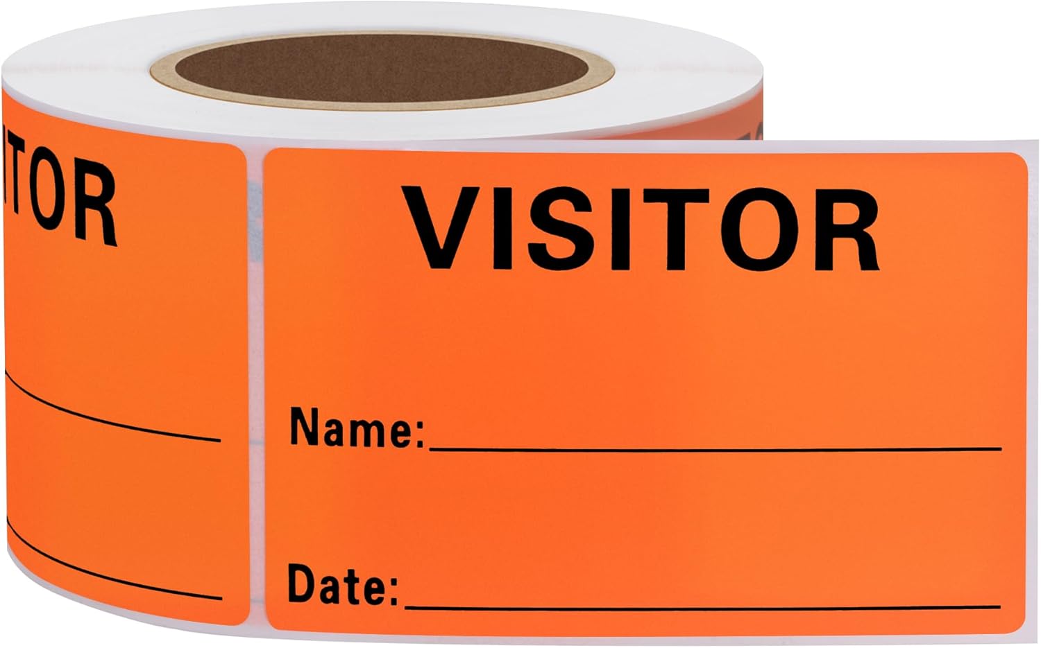 Amazon.com : Hycodest Visitor Pass Stickers Identification Labels ...