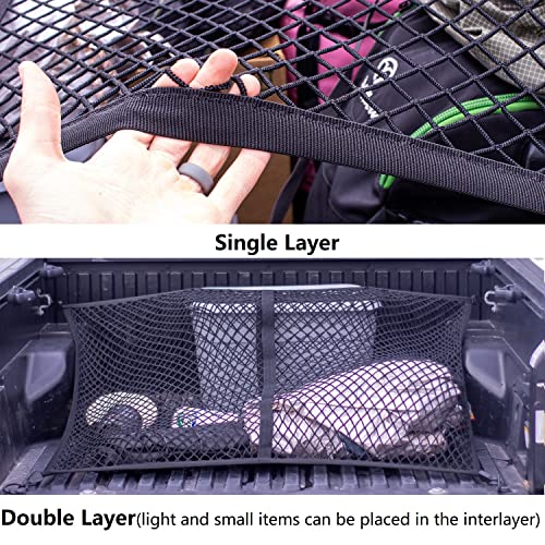 Snapklik.com : Highly Elastic Cargo Net, Simple Truck Bed Cargo Mesh ...