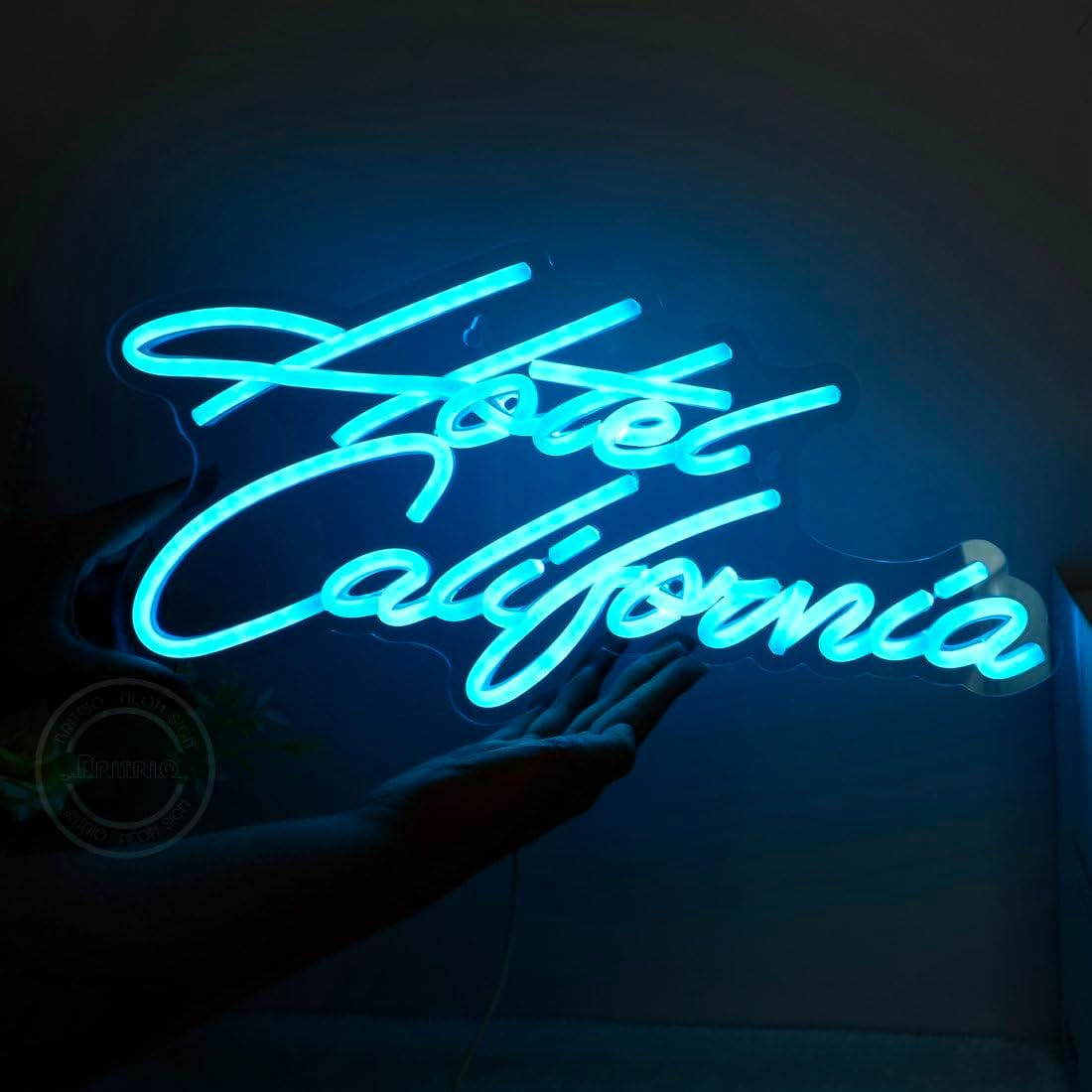 Amazon.com : Britrio Hotel California Neon Sign Wall Art Decor Home ...