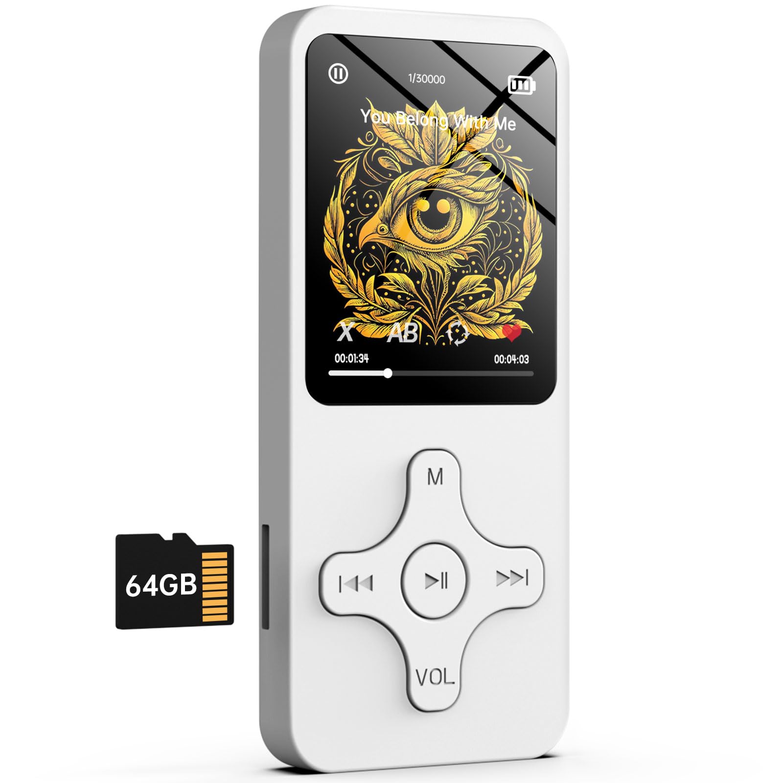 Amazon.com: Nightingale Ⅲ :The Ultimate MP3 to Energize Your Day.Mp3 Player with Bluetooth,64GB ...