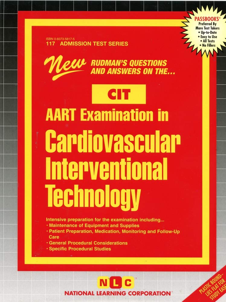 ARRT Examination in Cardiovascular Interventional Technology (Admission ...