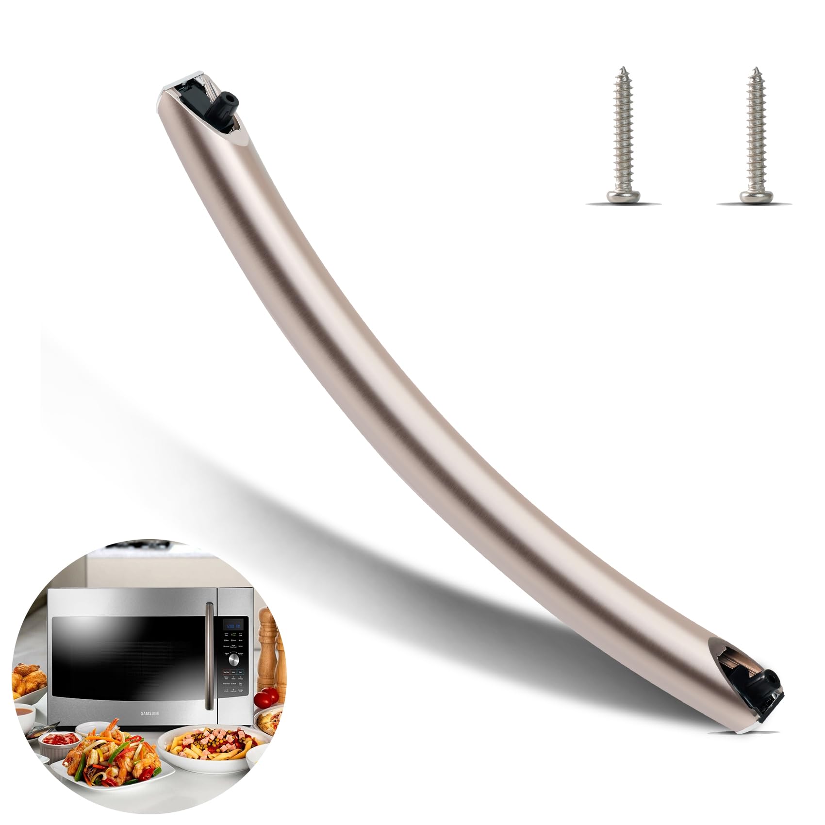 Amazon.com: DE94-04313F Microwave Door Handle, Fit for ME16A4021AS ...