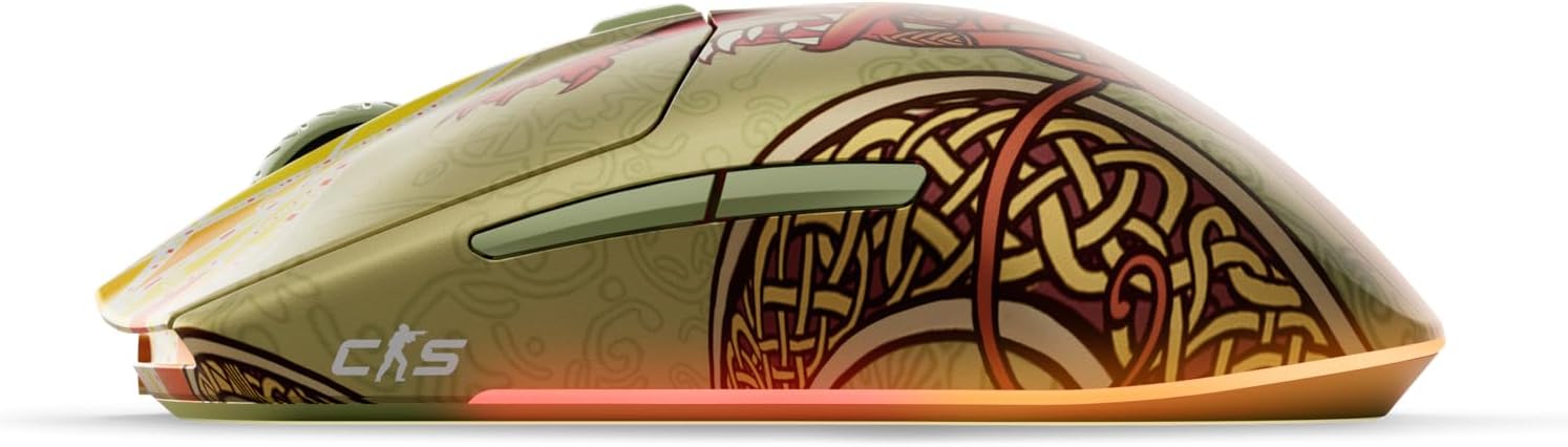 SteelSeries CS2 Dragon Lore Counter-Strike Wireless Gaming Mouse - 2 ...