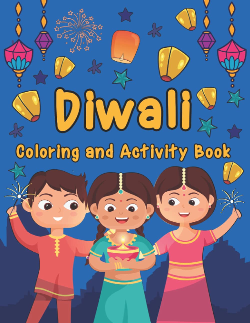 Diwali Coloring And Activity Book Mazes Word Search Coloring More ...
