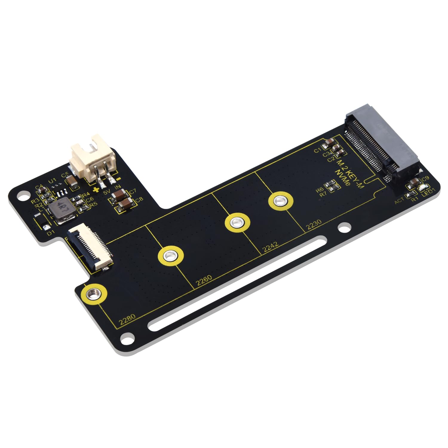 Snapklik.com : PCIE-M.2 NVME SSD Shield PIP PCIe HAT FFC Interface ...