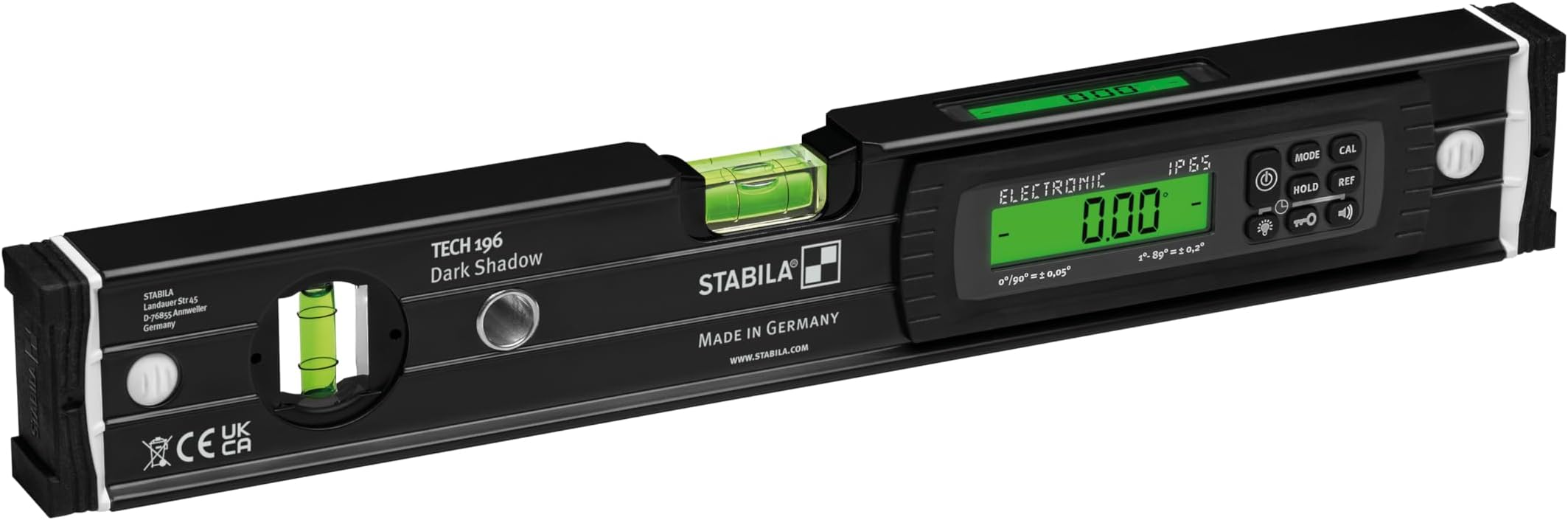 STABILA TECH 196 Dark Shadow Electronic Spirit Level 40 cm Anthracite ...