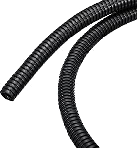 Amazon.com: Rebower Corrugated Conduit Heat Resistant Split Wire Loom ...