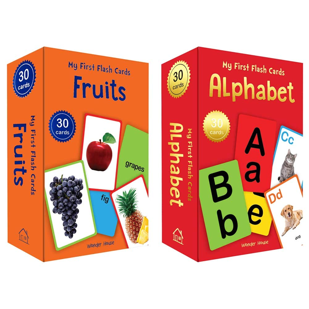 Buy My First Flash Cards Fruits: 30 Early Learning Flash Cards for Kids ...