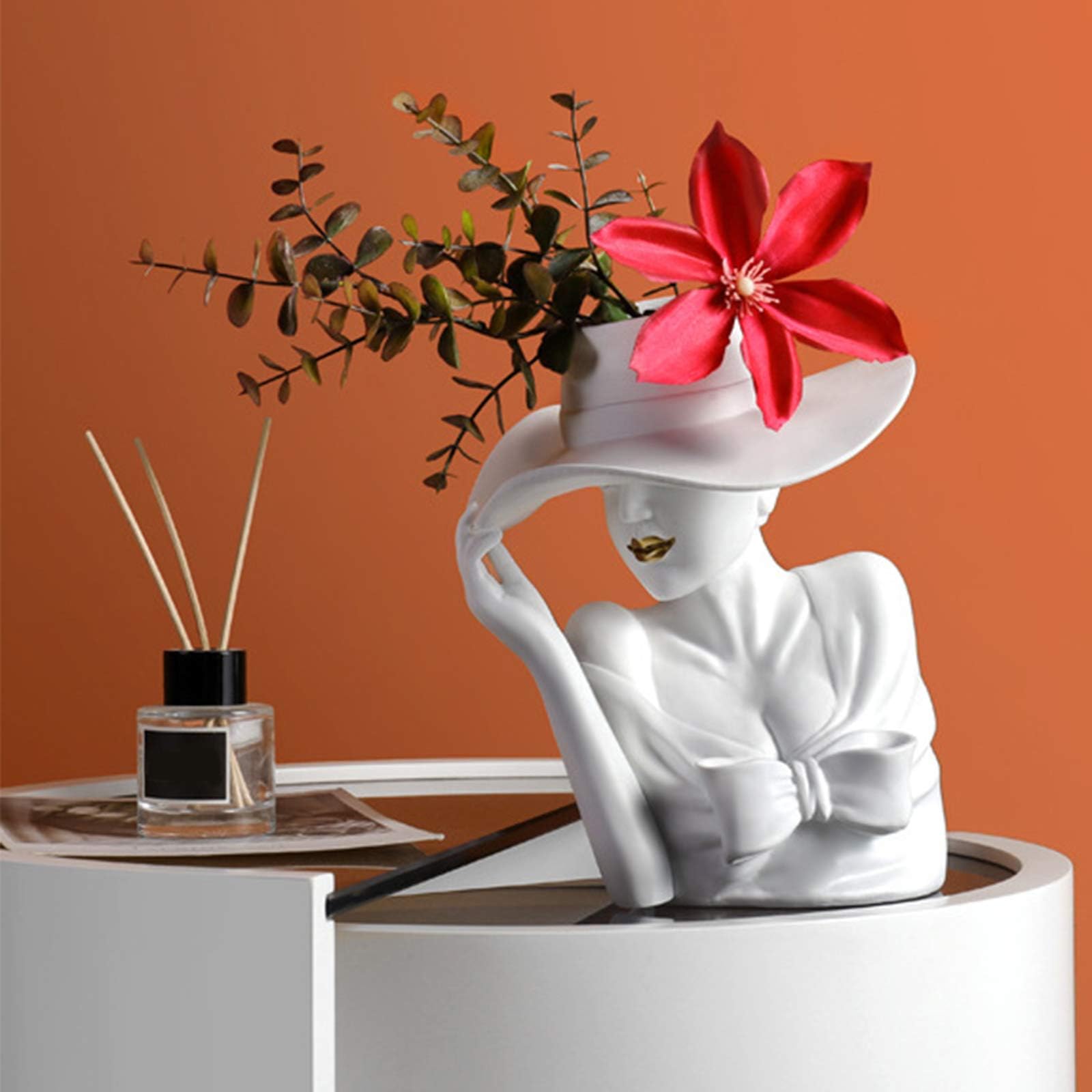 Amazon.com: Ceramic Vase Set of 4,Modern Minimalist Vase,Flower Vases ...