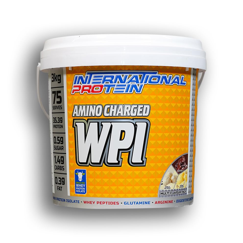 International Protein Amino Charged Multi Flavour Flavour Whey Protein ...