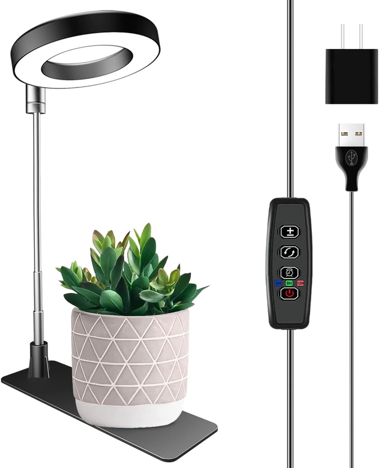 Amazon.com : Wiaxulay Grow Lights for Indoor Plants, 48 LEDs Full ...