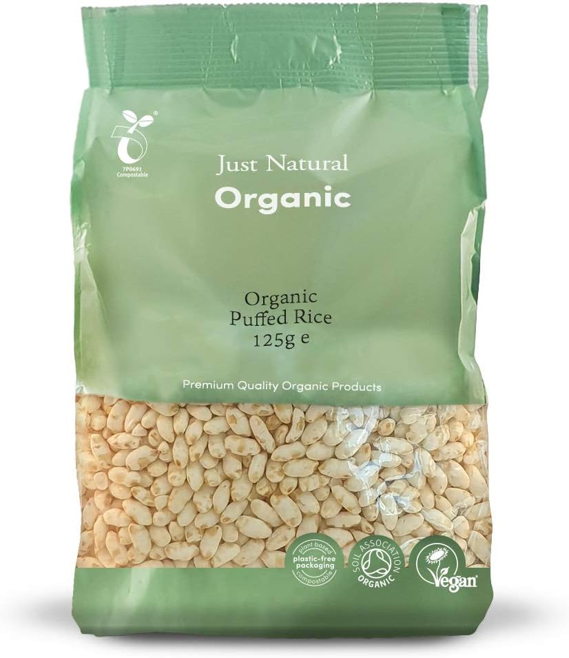 Organic Puffed Rice 125g : Amazon.co.uk: Grocery