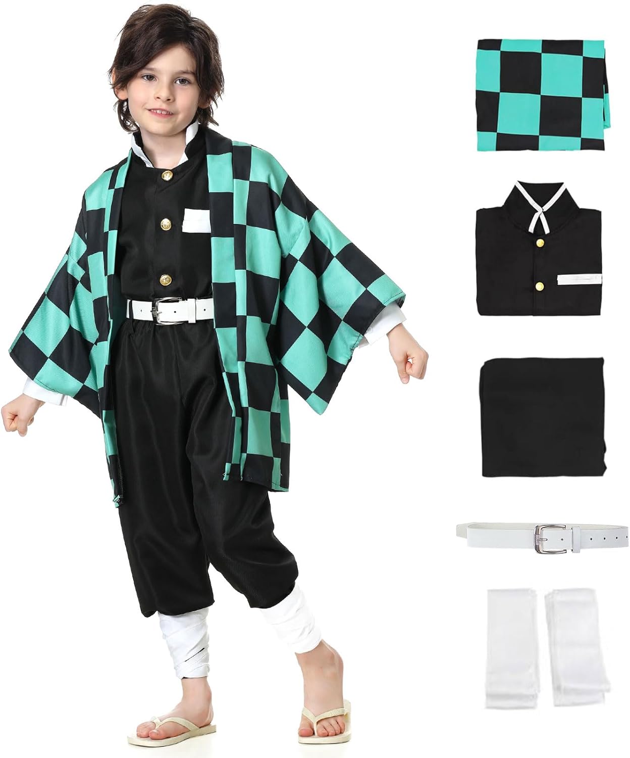 Amazon.com: Chipugree Tanjir Cosplay Costume Anime Cosplay Tajirou ...