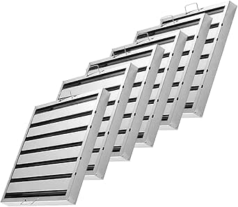 Stainless Steel Canopy Grease Baffle Filter For Commercial Kitchens ...