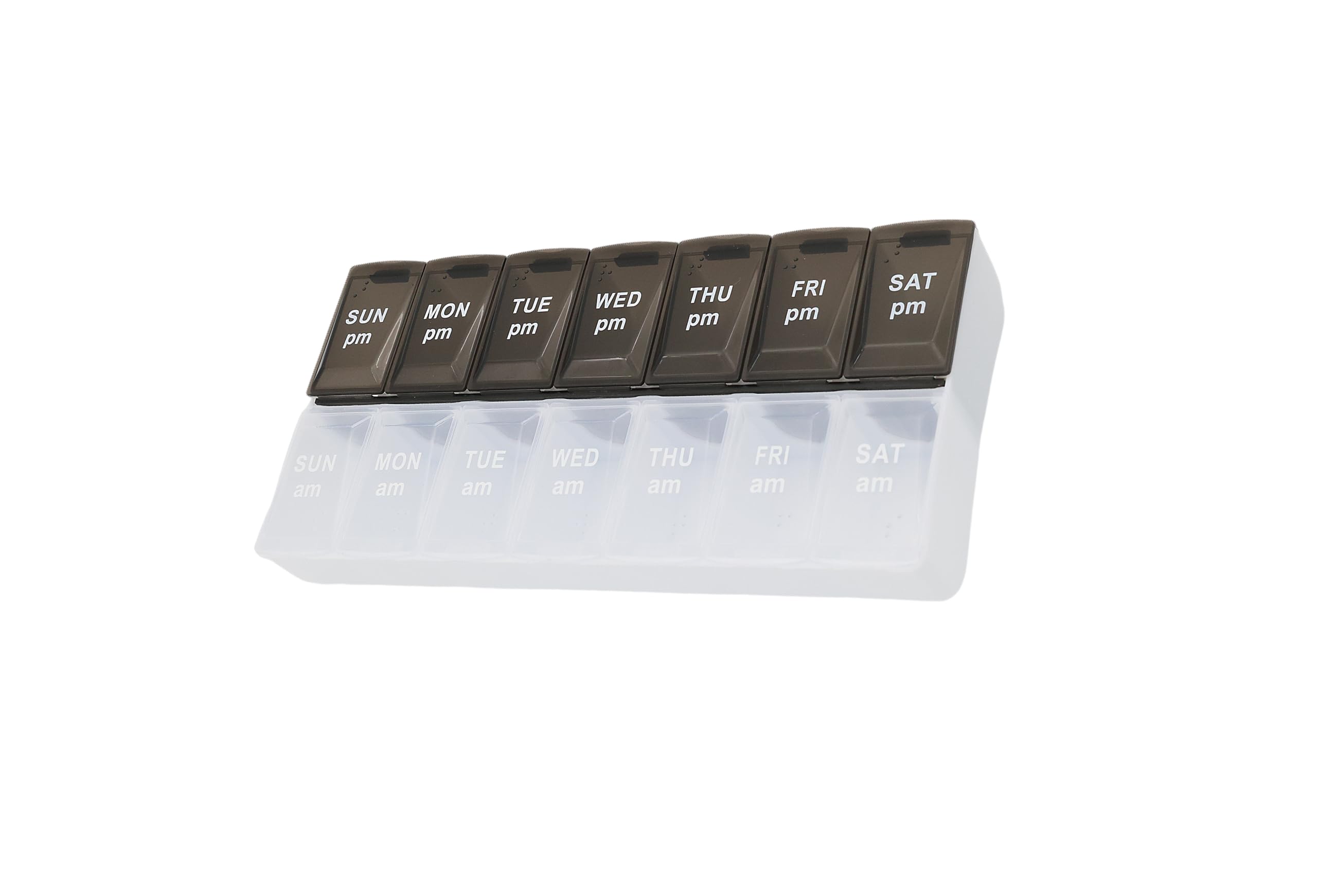 Amazon.com: 7 Day Weekly Pill AM PM Organizer, ShysTech Large Pill Case ...