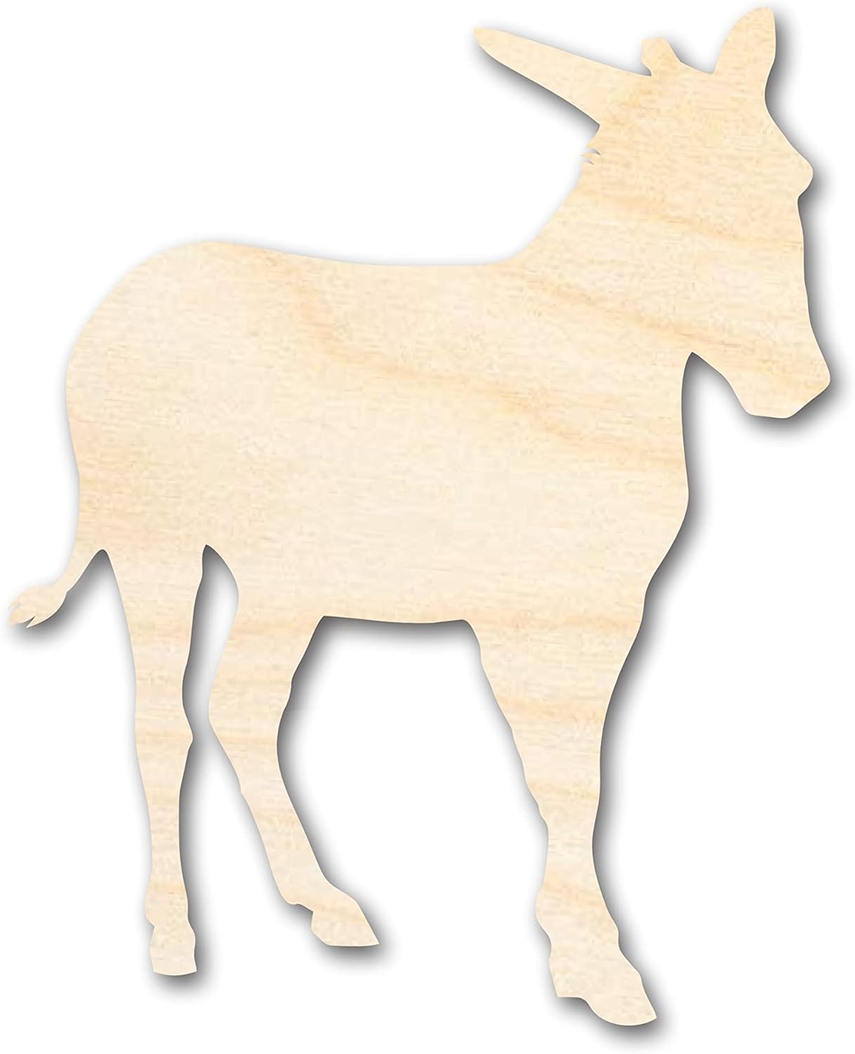 Amazon.com: Unfinished Wood Donkey Shape Animal Craft up to 46" DIY 20 ...