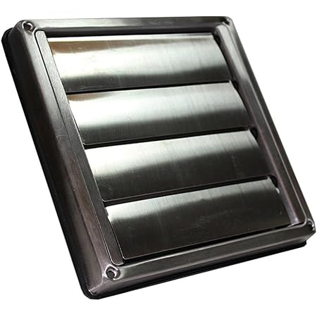 Invero® Universal Metal Gravity Grille Square Air Extractor Ventilation ...