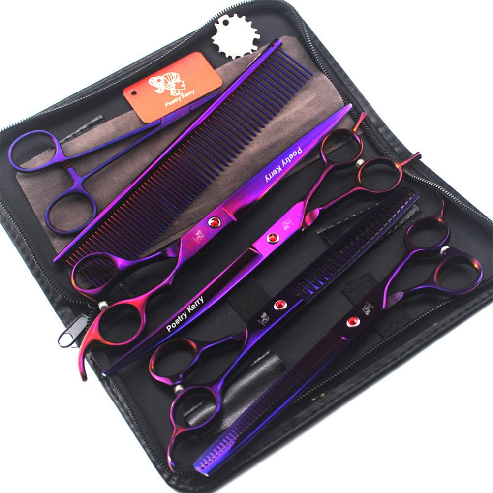 Buy 8.0 Inch High-end Pet Scissors Set Beauty Tools Cutting Scissor ...