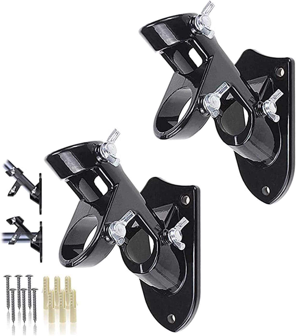 Amazon.com : 1" Flag Pole Holder Bracket for House - Metal Flagpole ...