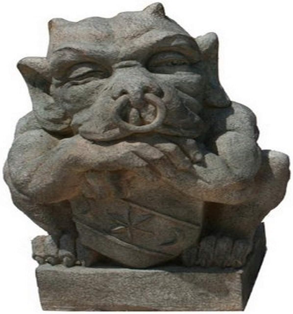Amazon.com : Hi-Line Gift Gargoyle with Nose Ring Statues : Outdoor ...