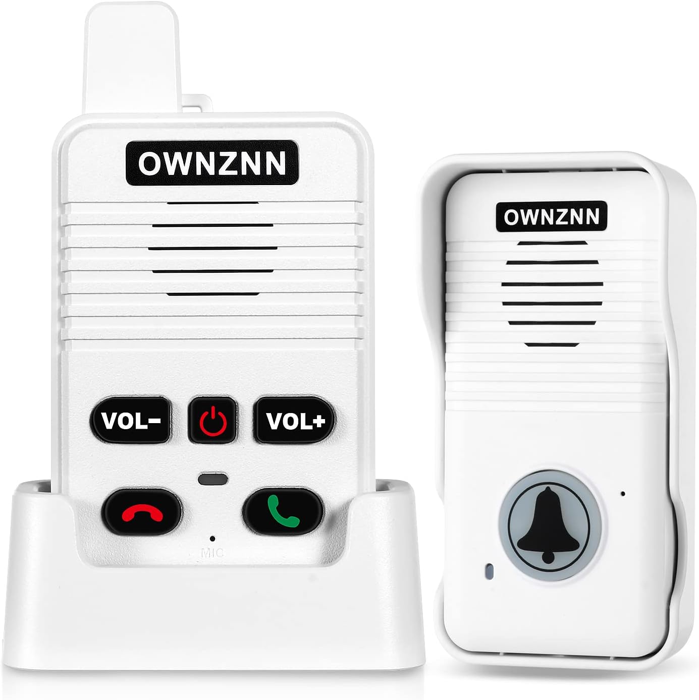 OWNZNN Doorbell, Upgrade Wireless Doorbell 1000 Feet Range, Waterproof ...