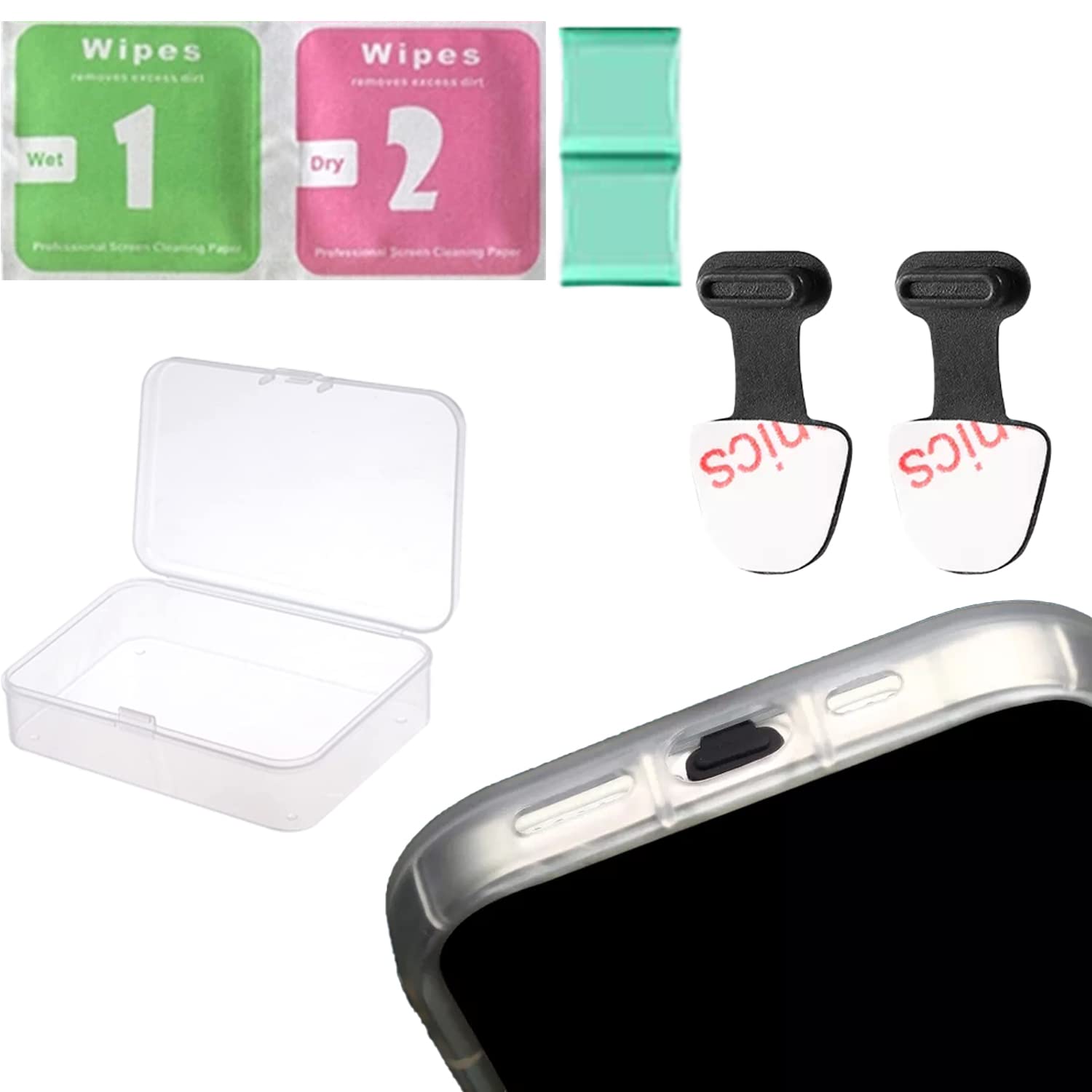 BRAINLE Mobile Phone Dustproof Net Stickers, Speaker Mesh Anti Dust ...