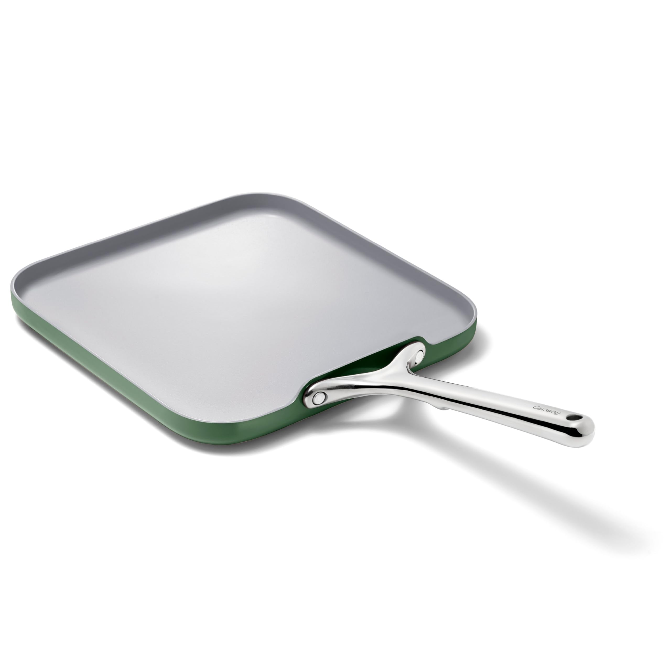 Amazon.com: Caraway Square Griddle Pan - 11” Square Pan - Non-Stick ...