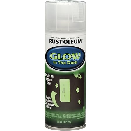 Rust-Oleum 278733 Glow in The Dark MAX Spray Paint, 10 oz - - Amazon.com