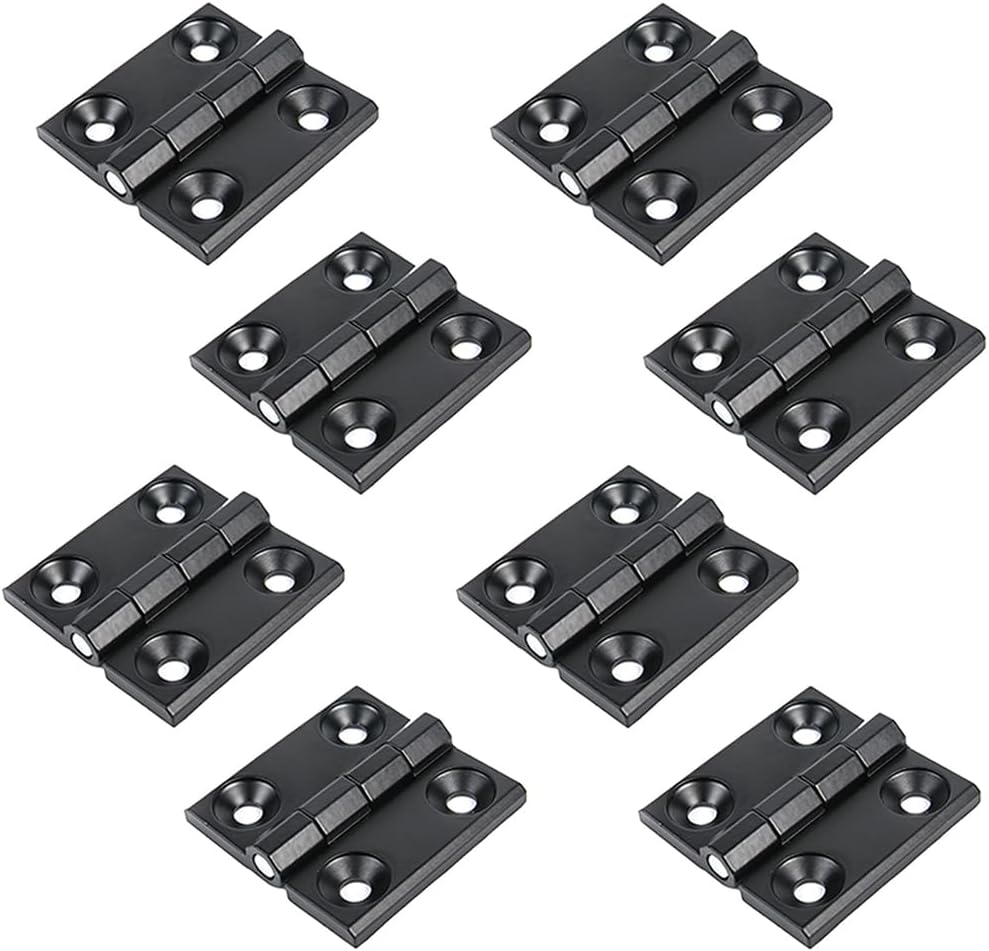 Amazon.com: JaBoaRe Thickened Small Black Cabinet Hinge Small Black ...