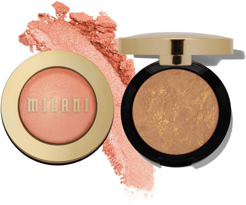 Amazon.com : Milani Baked Blush and Bronzer Duo- Luminoso Blush and ...