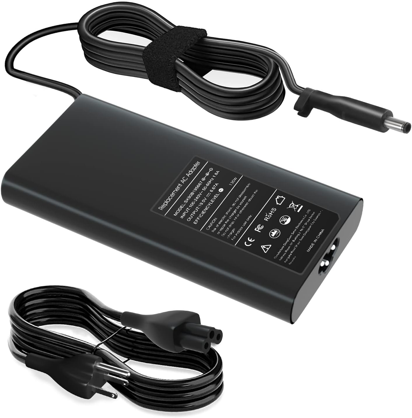 Amazon.com: 19.5V 6.67A 130W AC Adapter Laptop Charger for Dell XPS 15 ...
