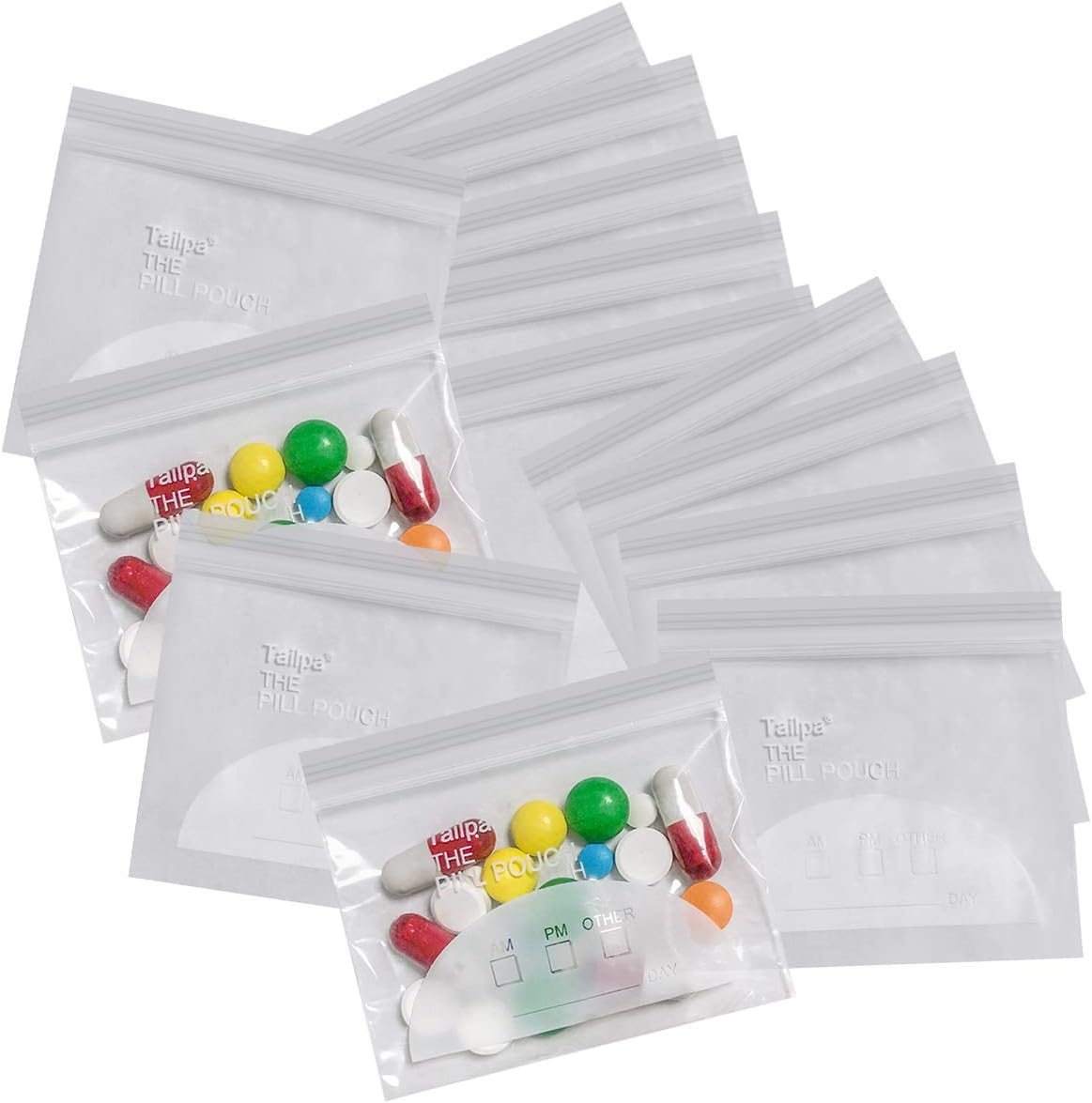 Amazon.com: Pill Pouch Bags (400PCS) 3" x 2.75" - BPA Free,Self Sealing ...