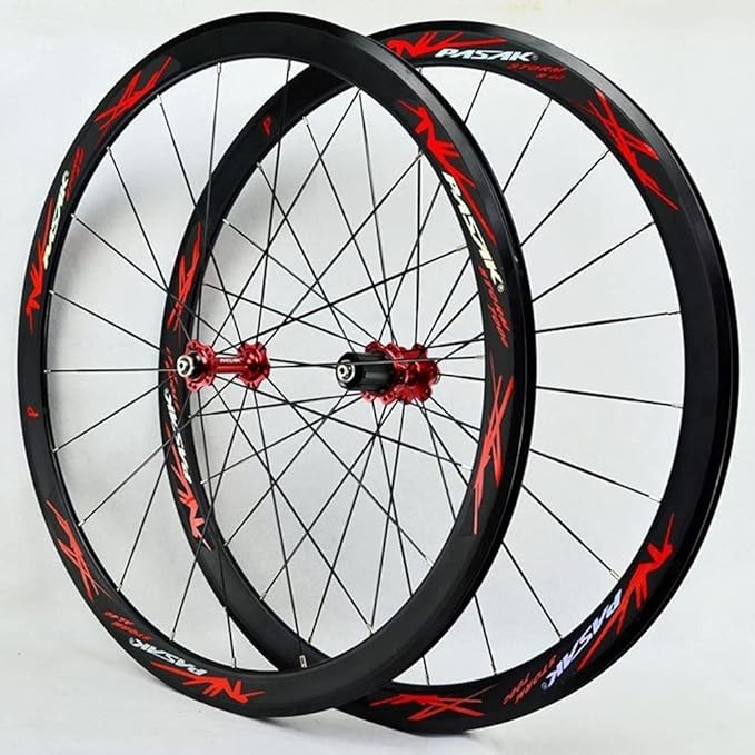 Amazon.com : ZECHAO 700C Quick Release Wheelset,Double Walled Aluminum ...