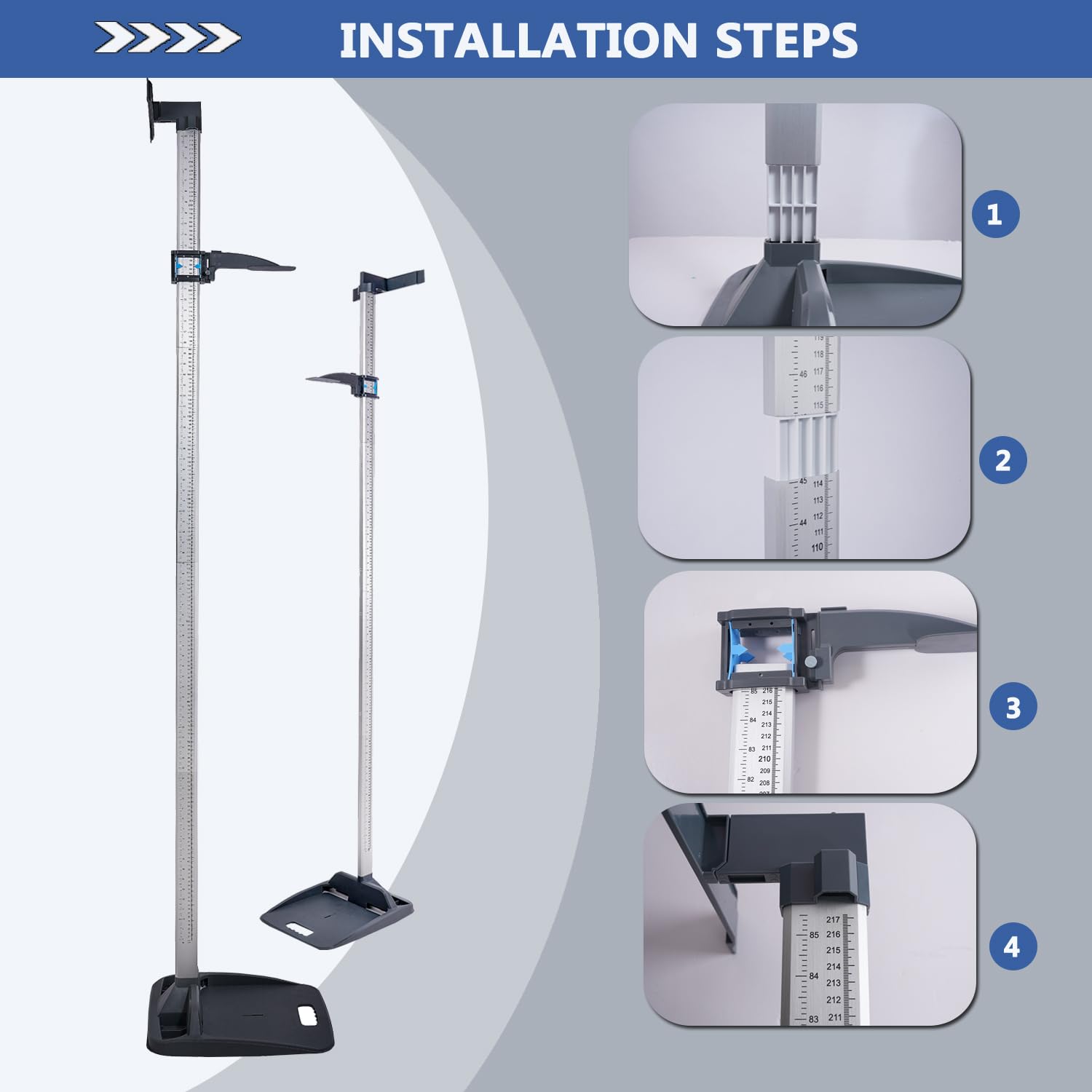 Kids Height Measurement For Wall Ment For Adults Aluminum Alloy For ...