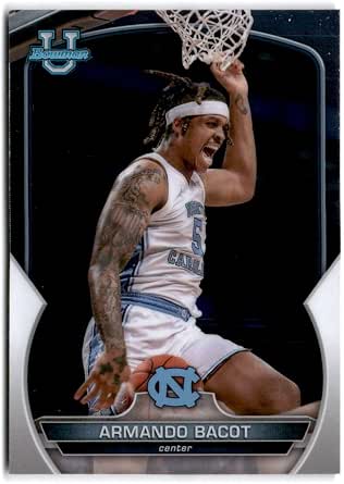 Amazon.com: 2022-23 Bowman University Chrome #44 Armando Bacot UNC ...