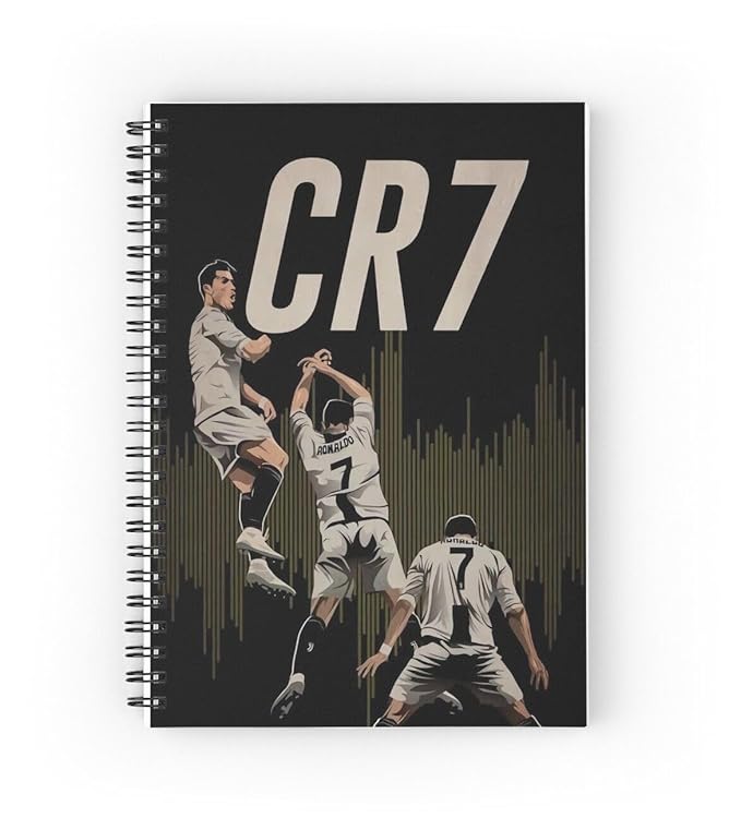 CRAFT MANIACS CHRISTIANO RONALDO CR7 BROWN CARICATURE PRINTED A5 160 ...