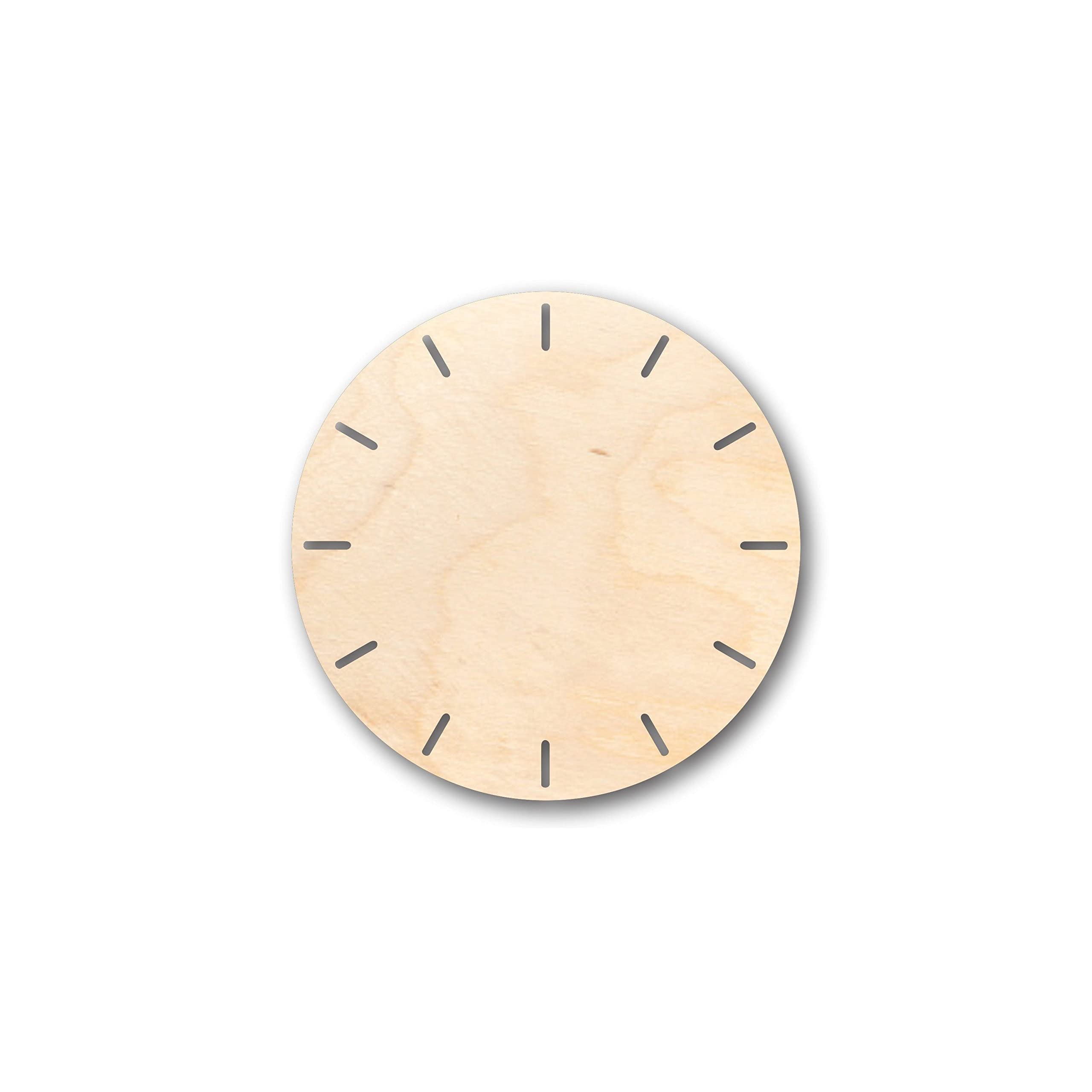 Amazon.com: Unfinished Wood Simple Clock Shape Craft up to 36" DIY 10 ...