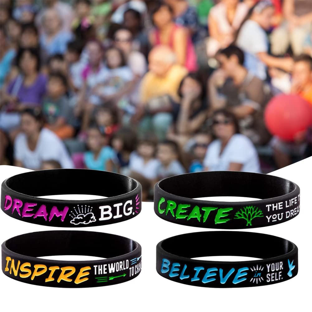 Silicone Bracelet Quotes Inspirational Silicone Wristbands