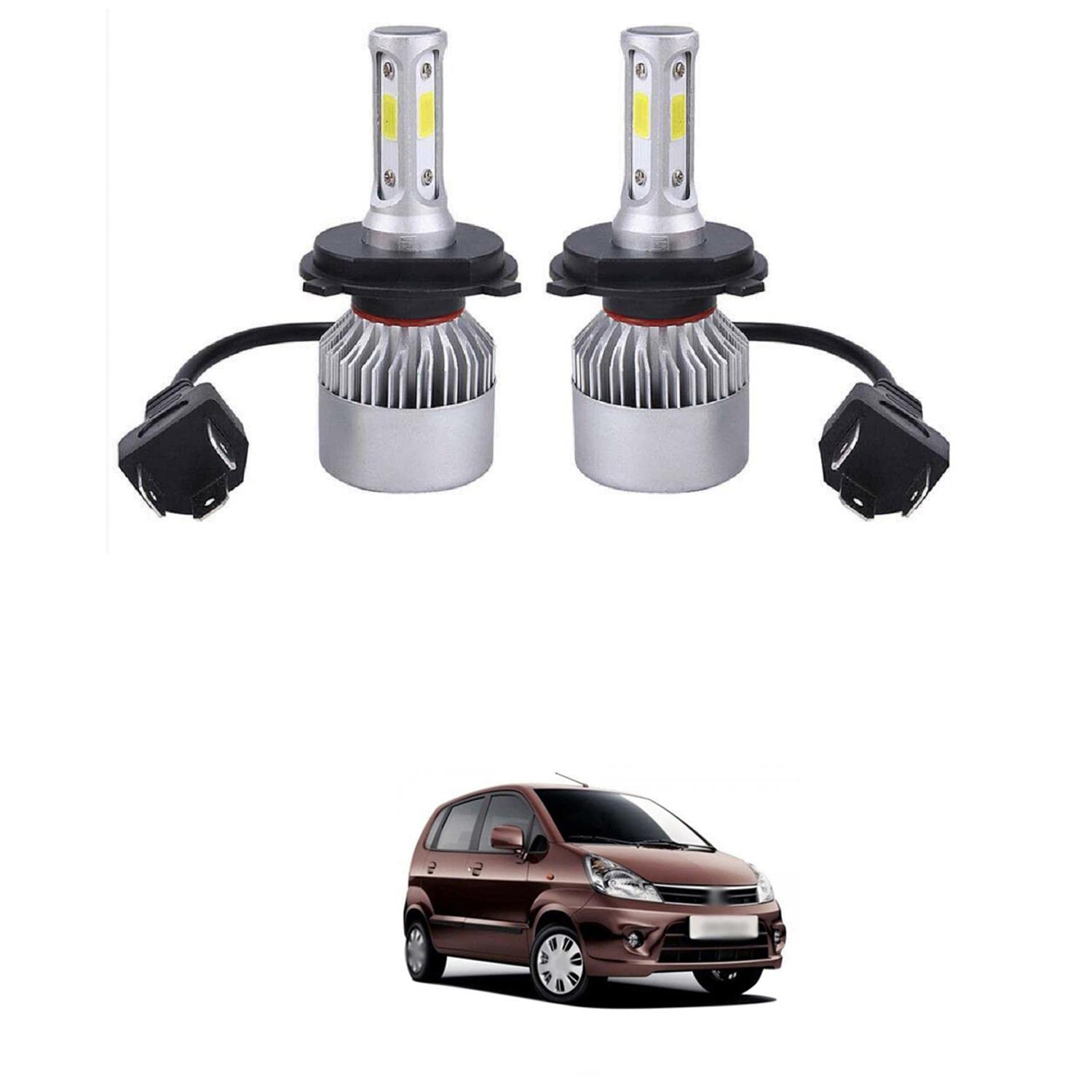 XZRTZ H4 9003 HB2 LED Headlight Bulbs, Headlights Light High Low Beam ...