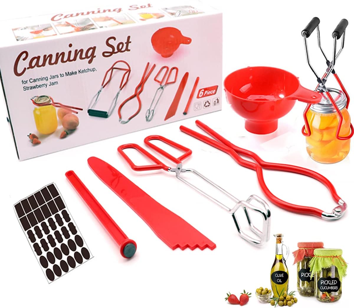 Amazon.com: CORJEEJOR Canning Starter Kit - Supplies, Tools, Equipment ...