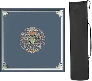 Amazon.com: Thickened Mahjong Mat with Storage Bag, Square Anti Slip ...