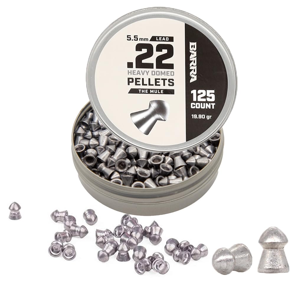Snapklik.com : Mule Heavy Domed .22 Cal Pellets, 19.90 Grain Superior ...