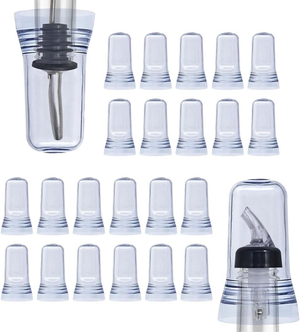 Amazon.com: 200Pcs liquor spout covers,Pourers Spouts Covers Dust ...