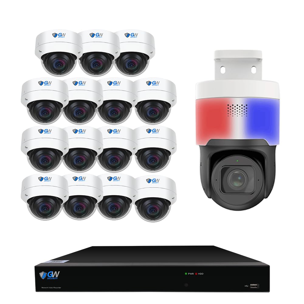 Amazon.com: GW Security 16 Channel NVR 4K PoE Smart AI Security Camera ...