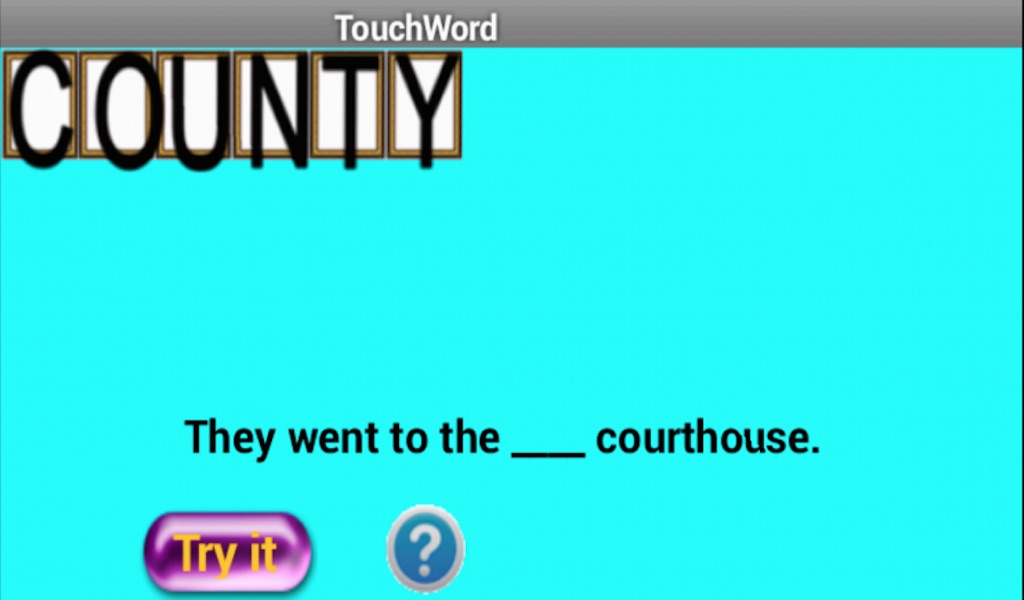 Touch Word - App on Amazon Appstore